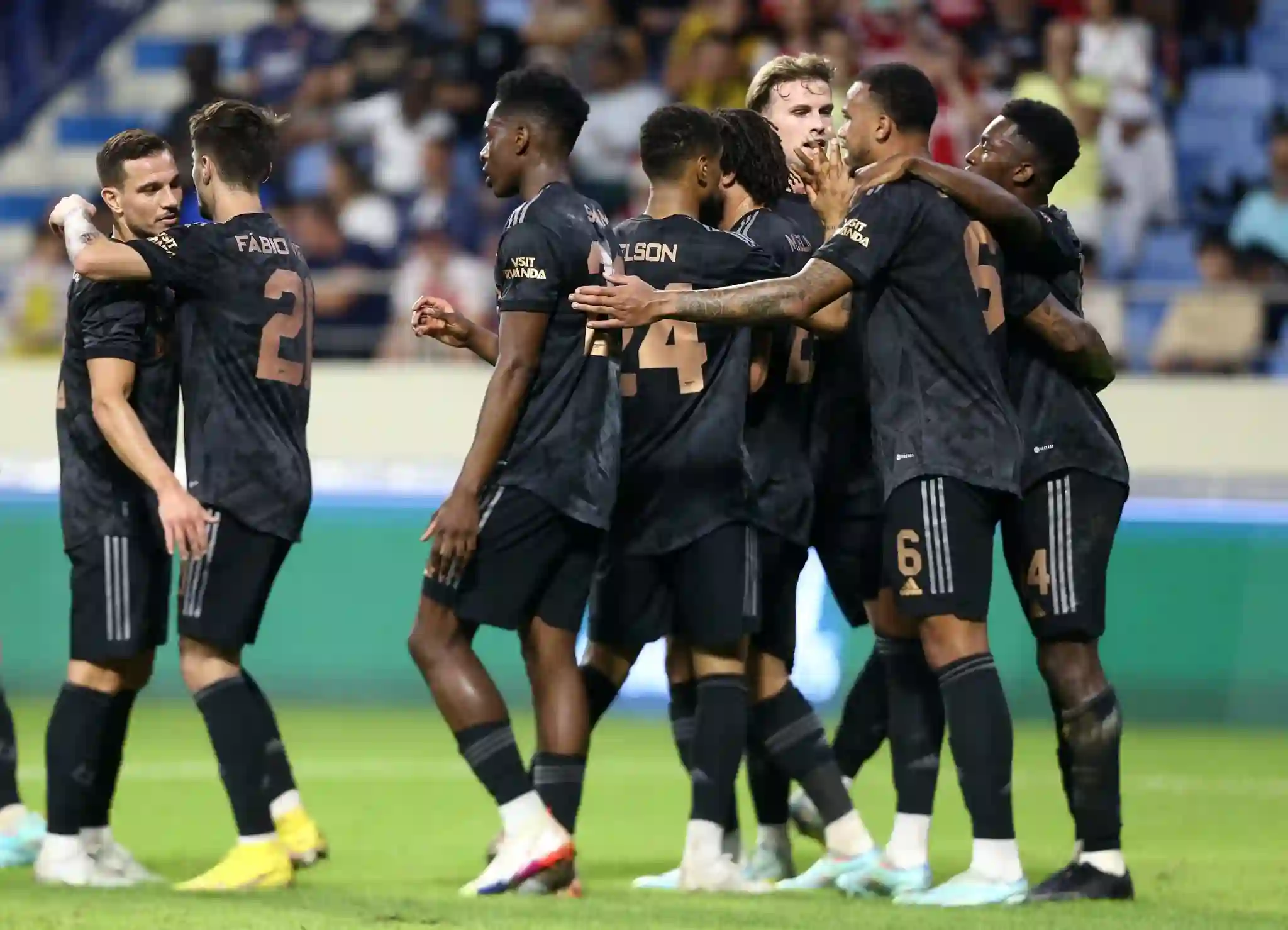Arsenal beat Lyon in a friendly game in Dubai Super Cup