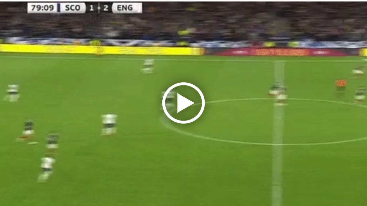 Aaron Ramsdale's outrageous long range pass in the Scotland win