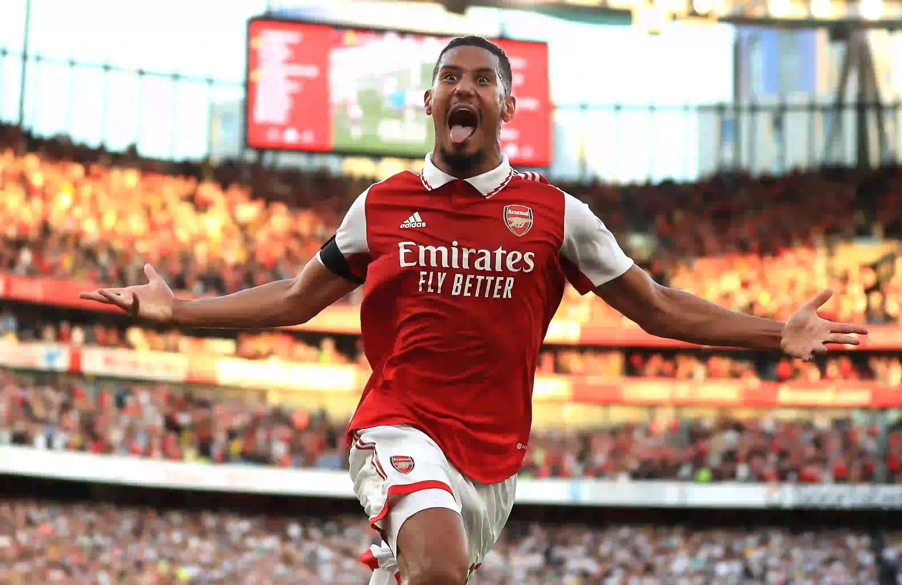 William Saliba's incredible tackle on Jordan Ayew in Arsenal vs Crystal ...